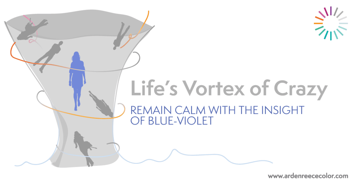 master life's vortex with the calm of blue-violet energy • Arden Reece ...