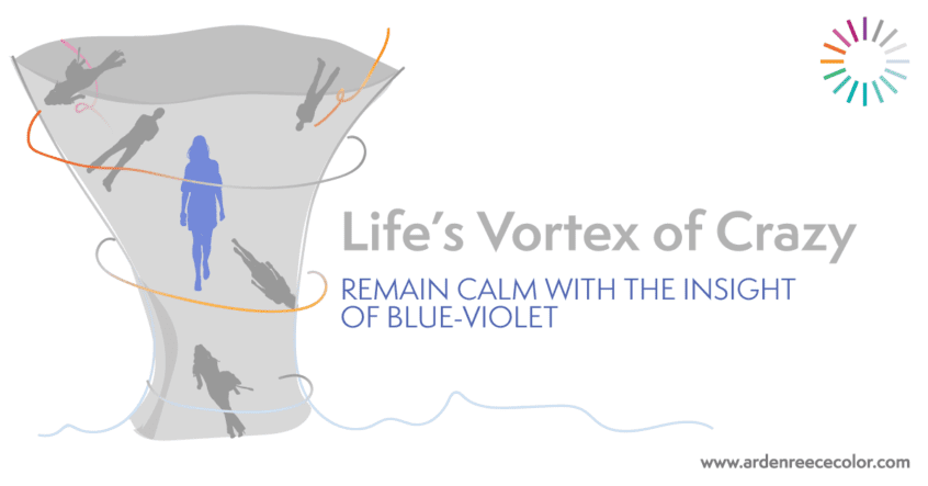 master life's vortex with the calm of blue-violet energy • Arden Reece ...